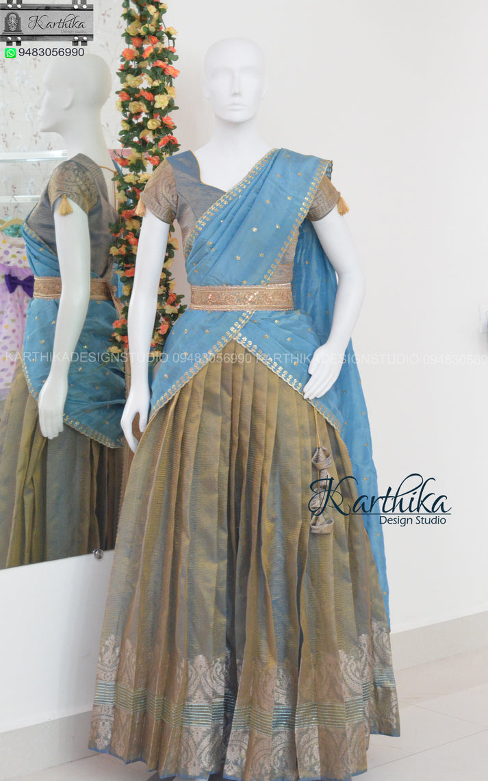 Crushed Tissue langa voni – karthika design studio